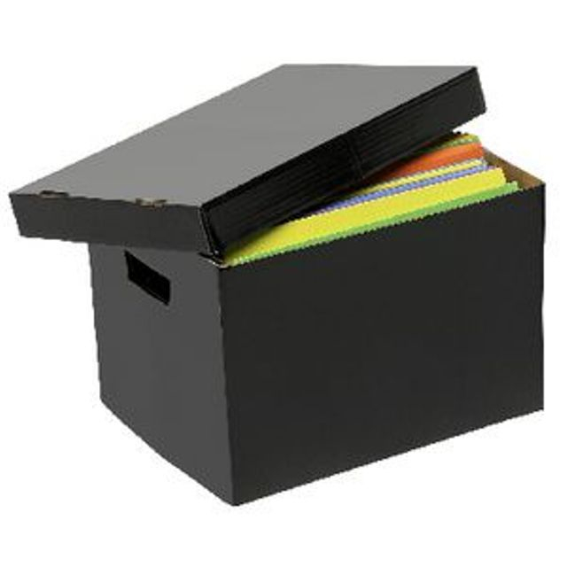 Polypropylene Plastic Corflute Archive Boxes for File Storage for File ...