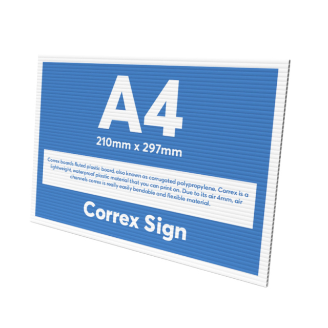 Polypropylene Material Corrugated Plastic Sheets for Printing Signs ...